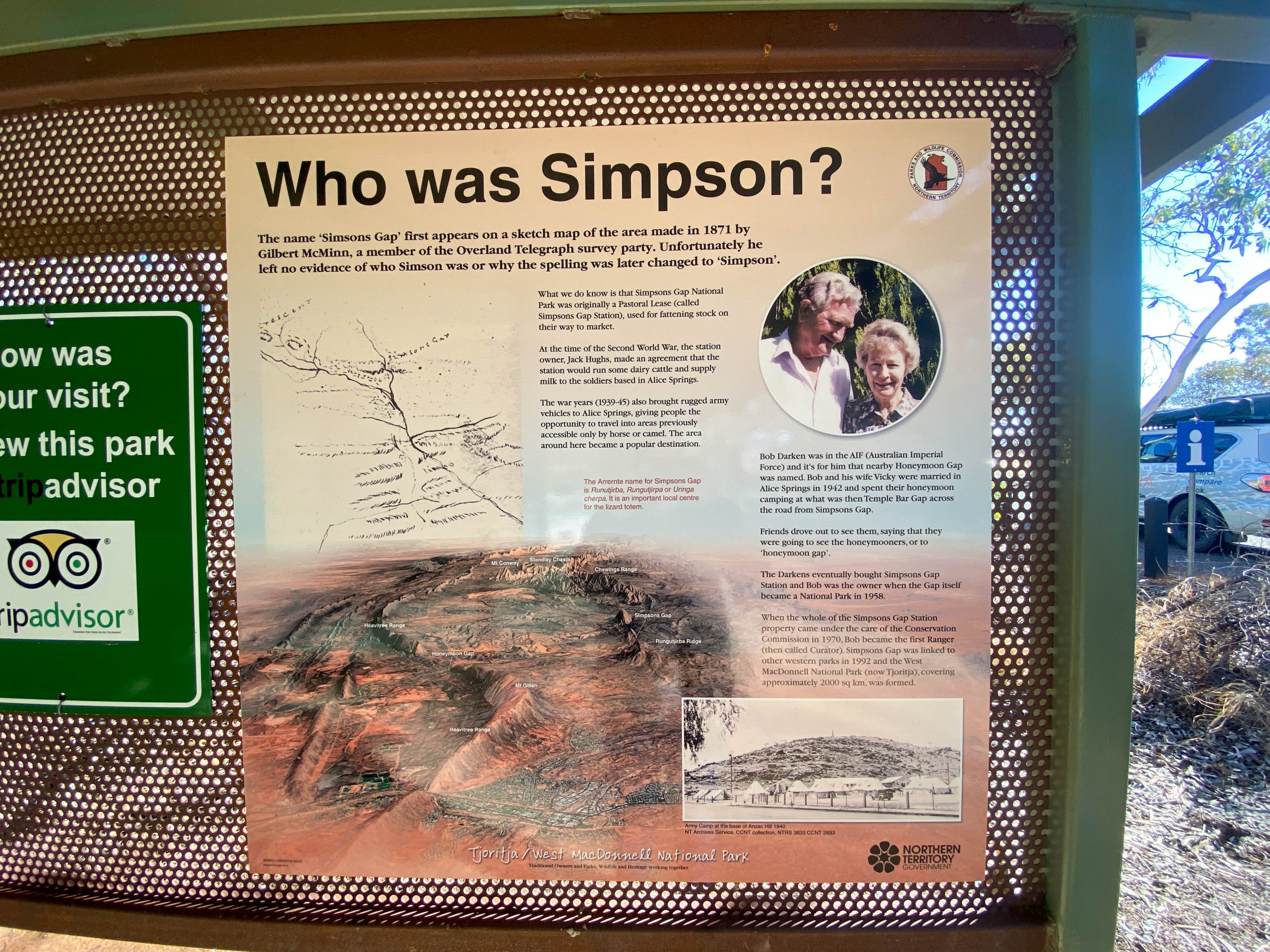 Simpsons Gap - Campedia