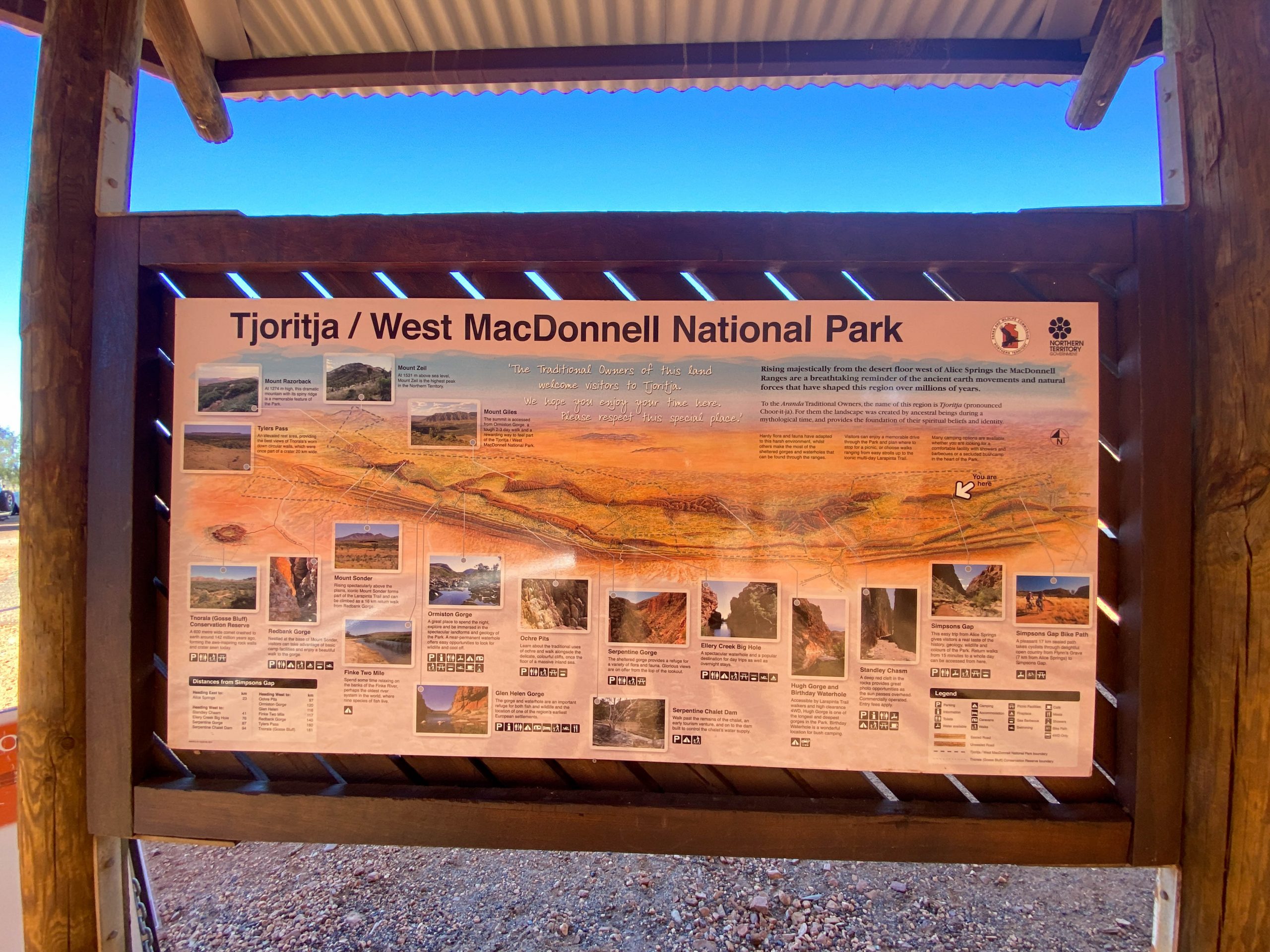 Simpsons Gap - Campedia